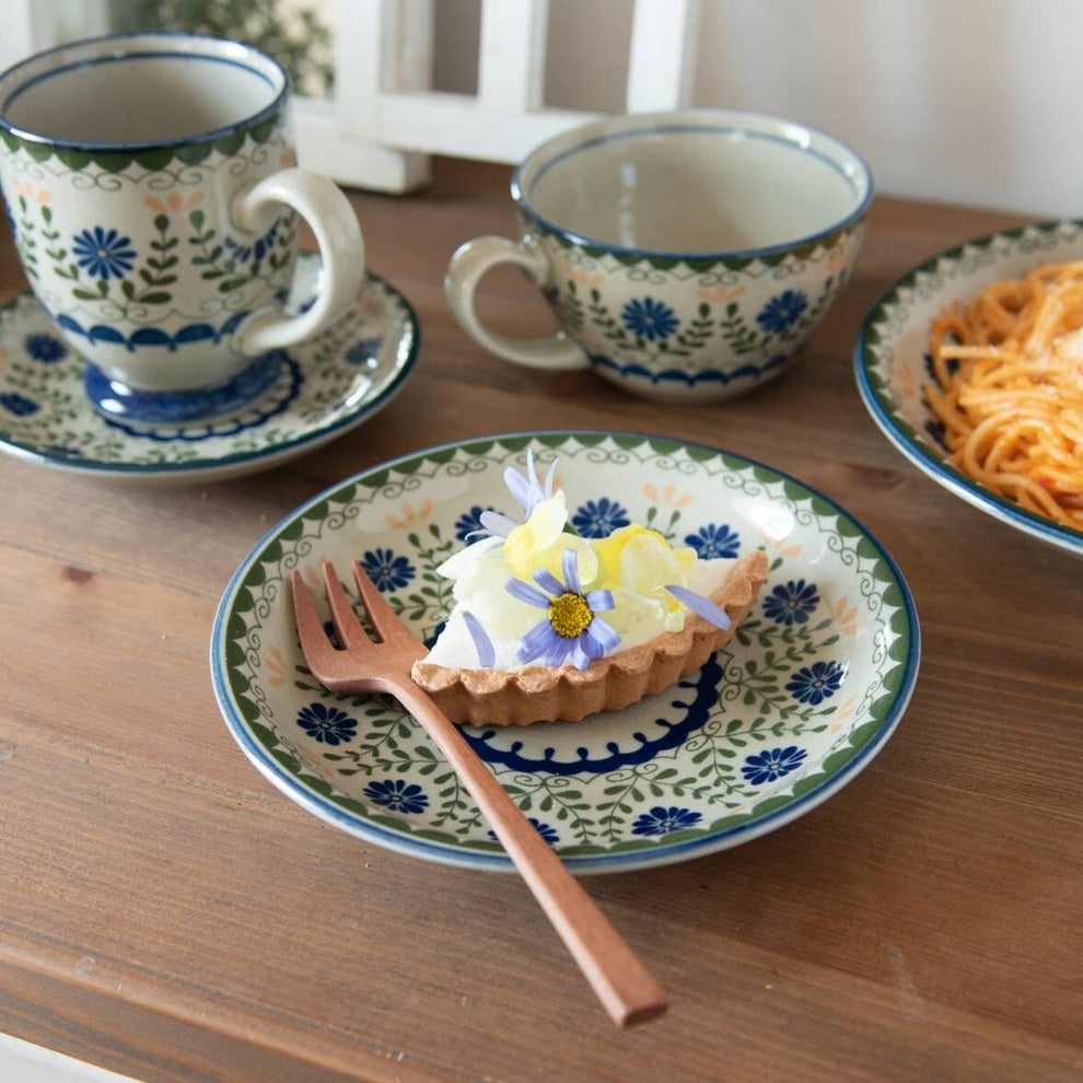 Wako Japan Secret Garden Retro Plate Mino Ware – Baleinette